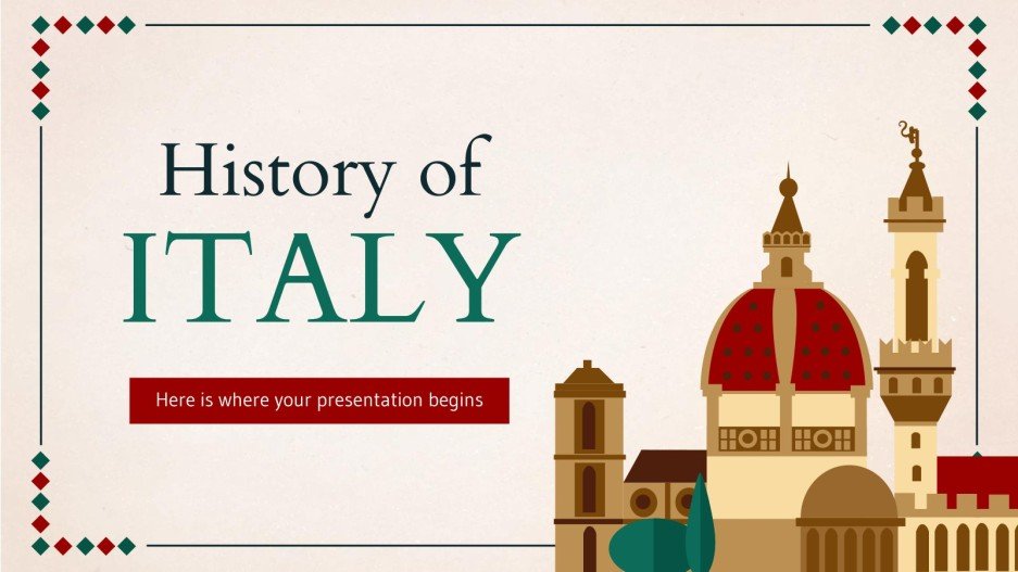 Free Google Slides & PowerPoint Templates about Italy