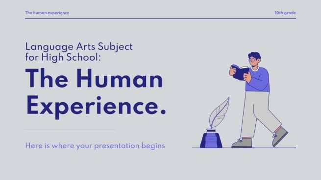 Language Arts: The Human Experience | Google Slides & PPT