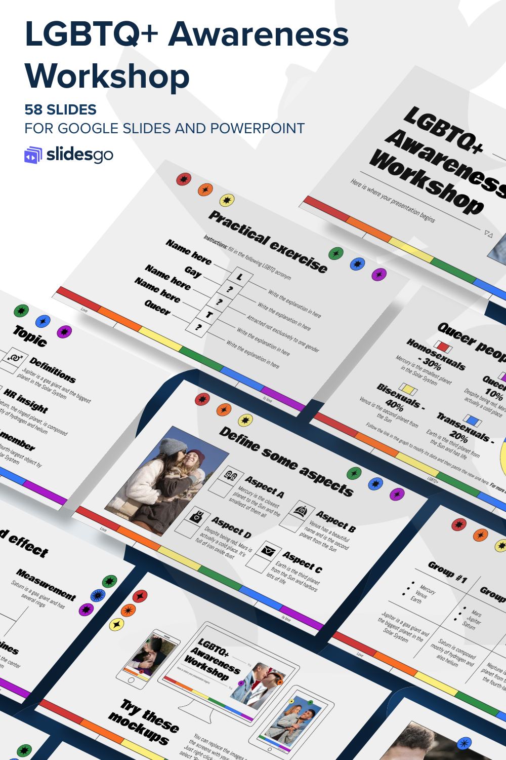 LGBTQ+ Awareness Workshop | Google Slides & PowerPoint