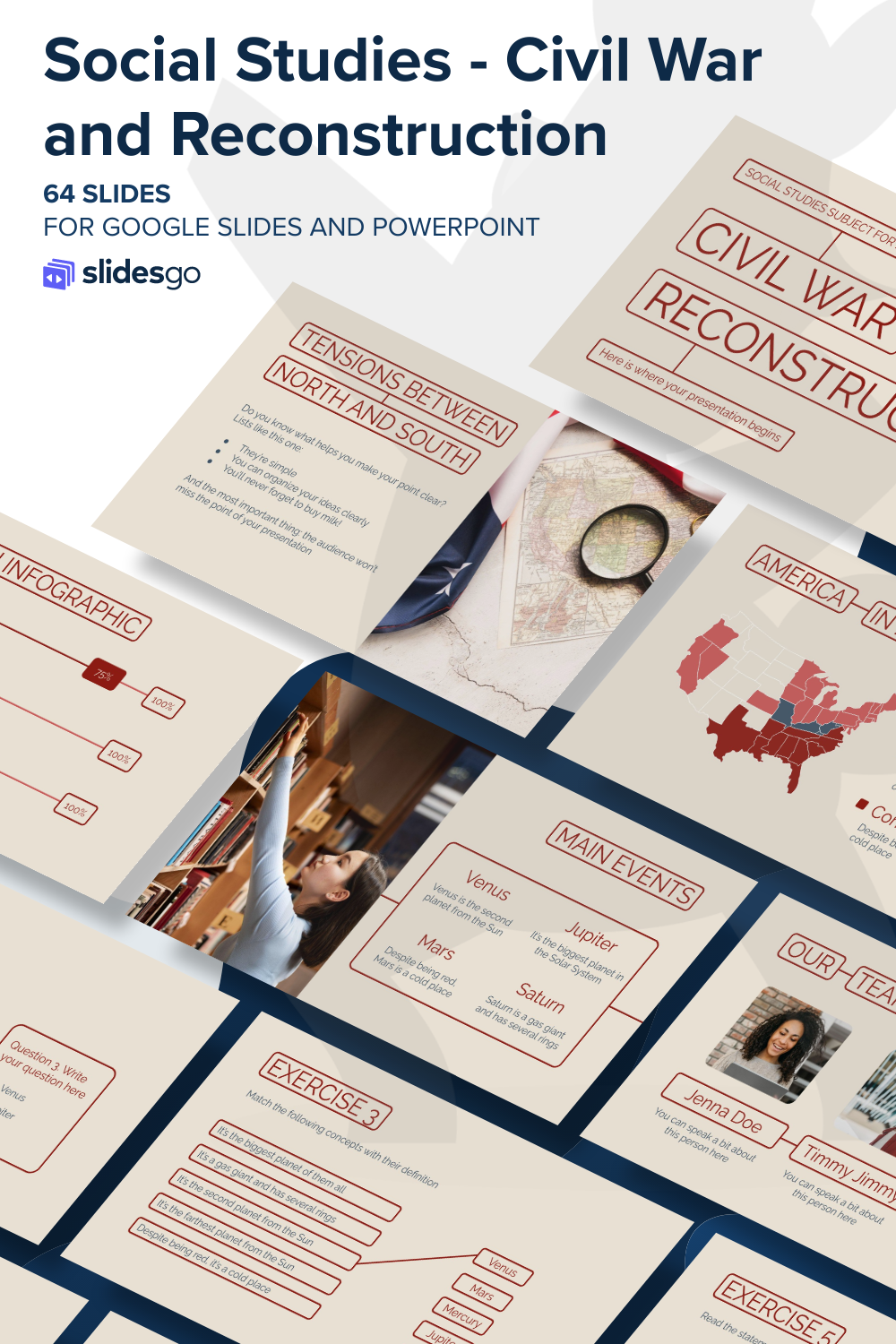 Social Studies: Civil War and Reconstruction | Google Slides