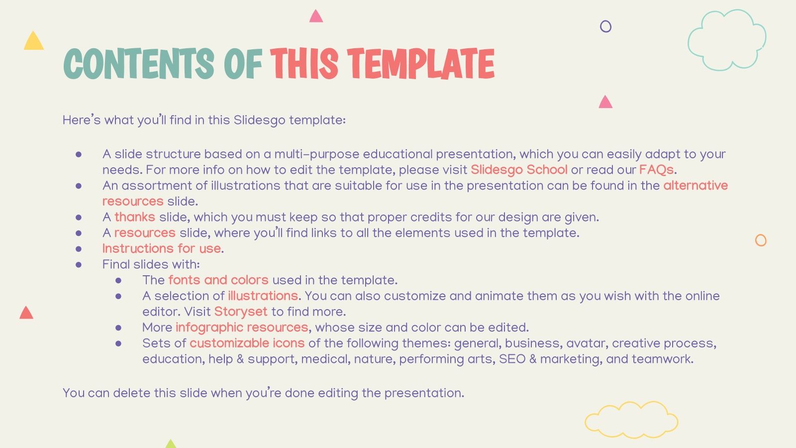 Fun Elementary Education Google Slides & PPT template