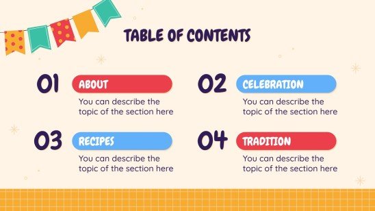 Mes de los amantes del pavo | Google Slides y PowerPoint