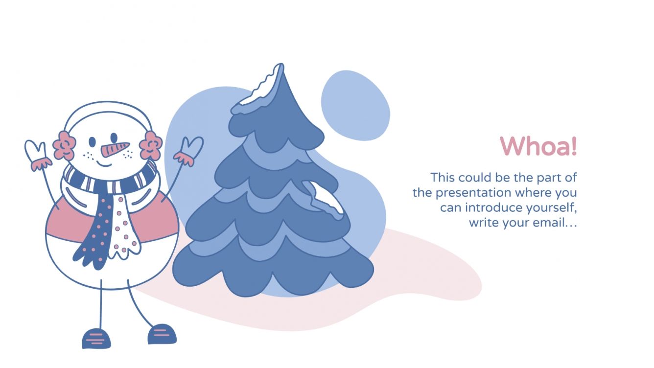 Winter Daily Planner Google Slides theme and PowerPoint template