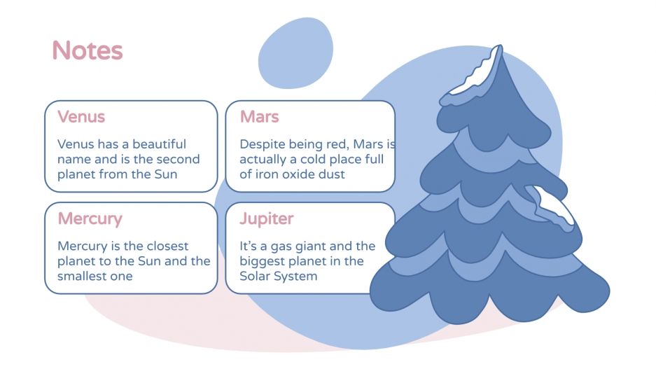 Winter Daily Planner Google Slides theme and PowerPoint template
