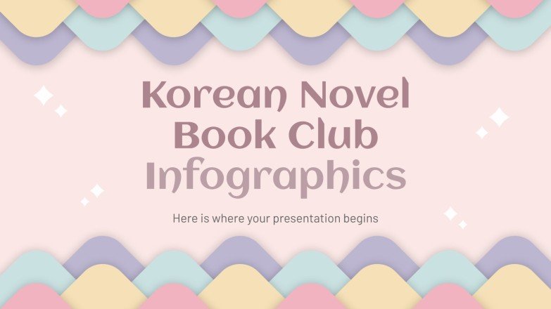 Korean Novel Book Club Infographics | Google Slides & PPT