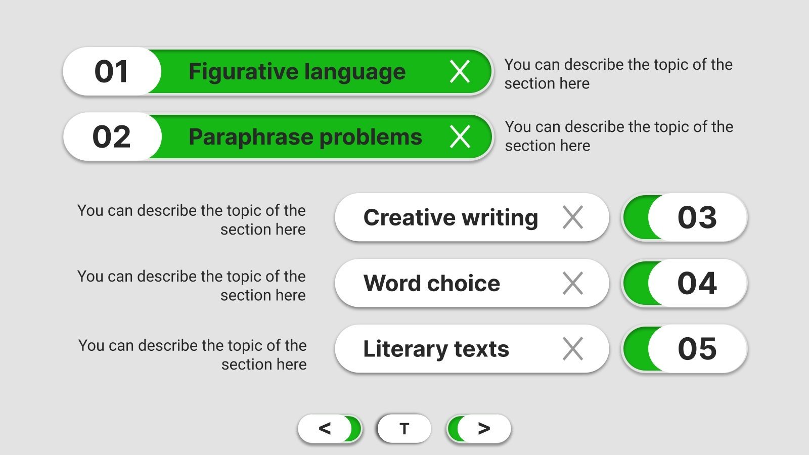 Language Arts: Writing | Google Slides & PPT template