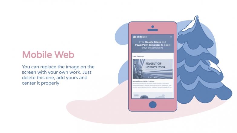 Winter Daily Planner Google Slides theme and PowerPoint template