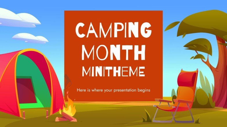 Camping Month Minitheme | Google Slides & PPT