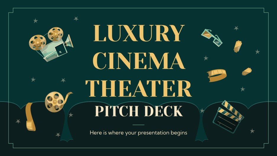 Free Cinema templates for Google Slides and PowerPoint