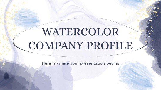 Free Watercolor Google Slides themes and PowerPoint templates