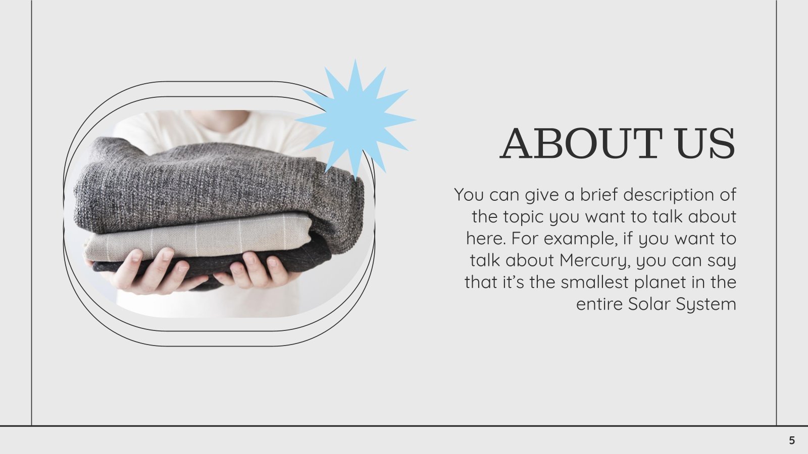 Laundry Company Profile | Google Slides & PowerPoint