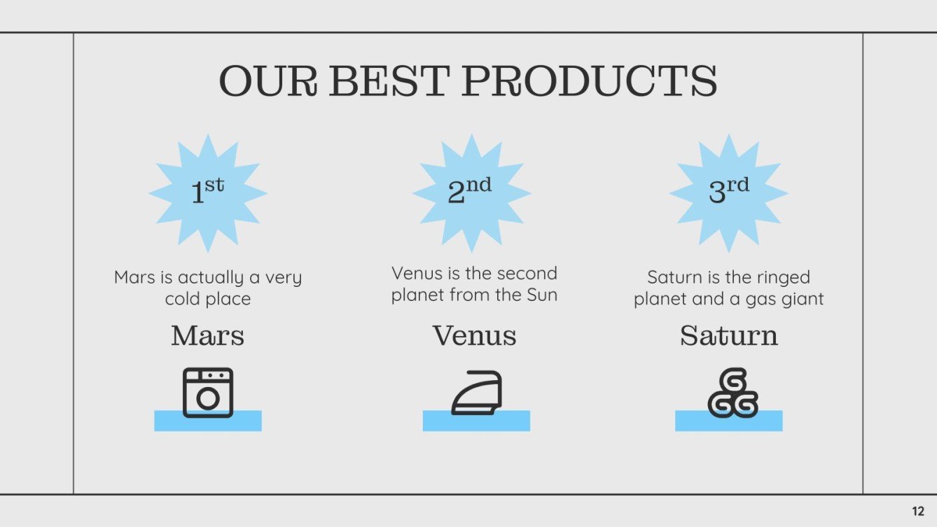 Laundry Company Profile | Google Slides & PowerPoint