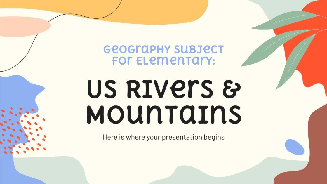 Geography: US Rivers & Mountains | Google Slides & PPT