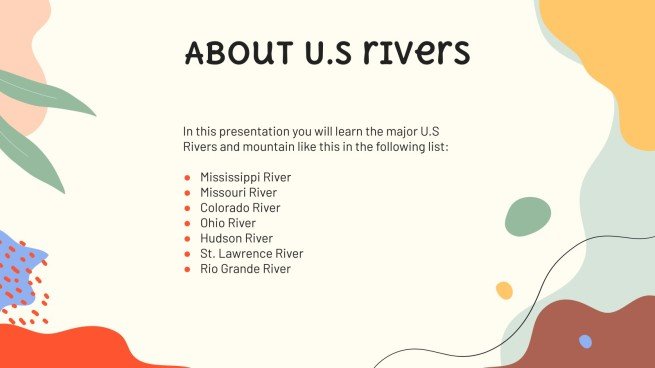 Geography: US Rivers & Mountains | Google Slides & PPT