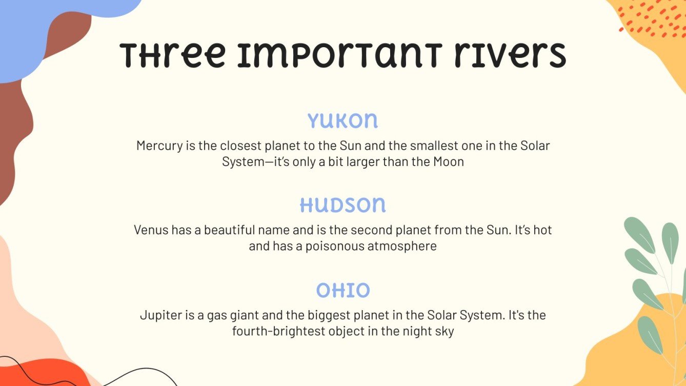 Geography: US Rivers & Mountains | Google Slides & PPT