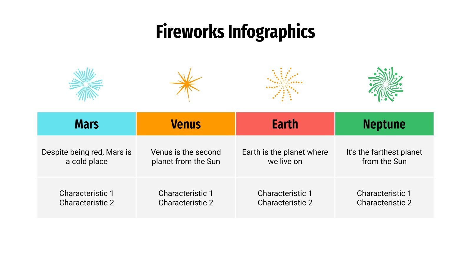 Fireworks Infographics | Google Slides & PowerPoint