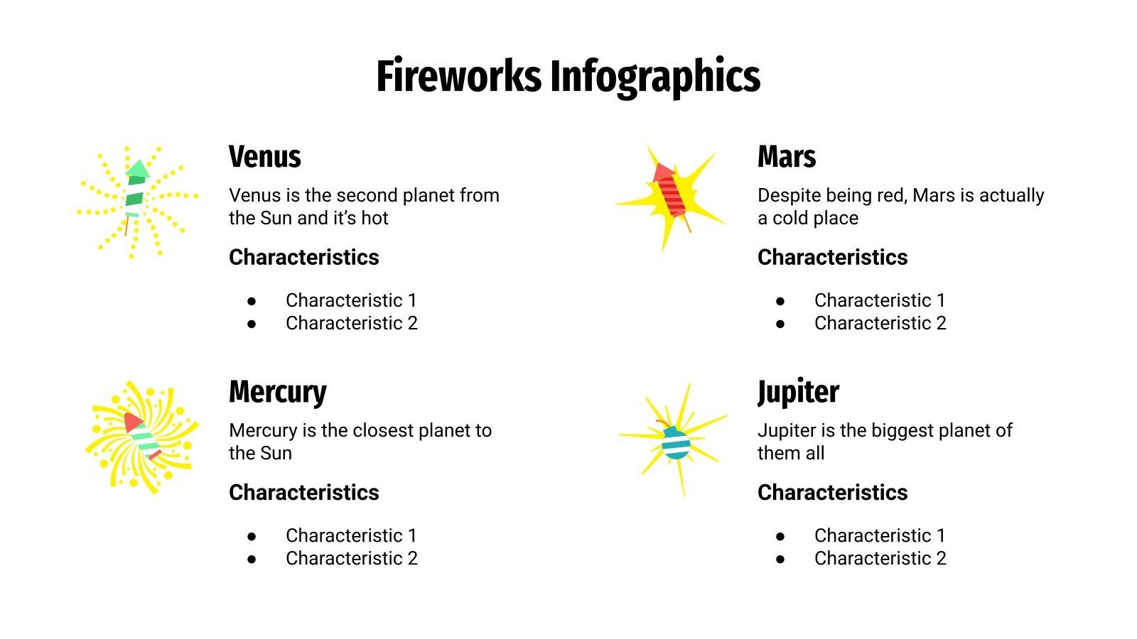 Fireworks Infographics | Google Slides & PowerPoint