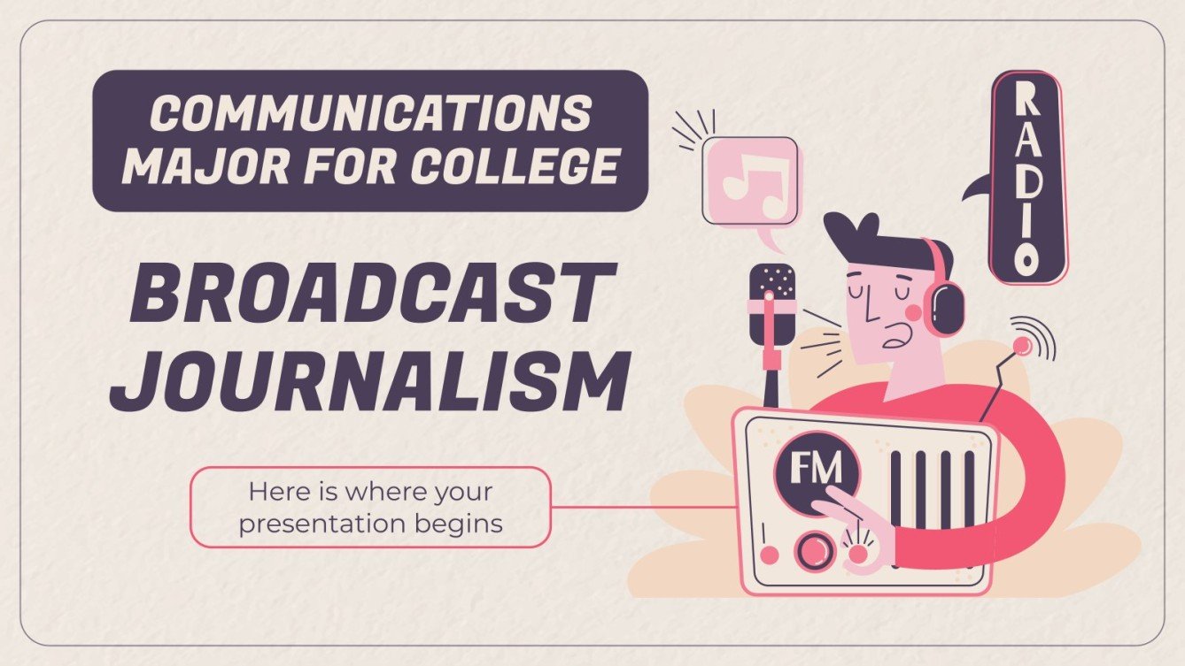 Communications Major for College: Broadcast Journalism