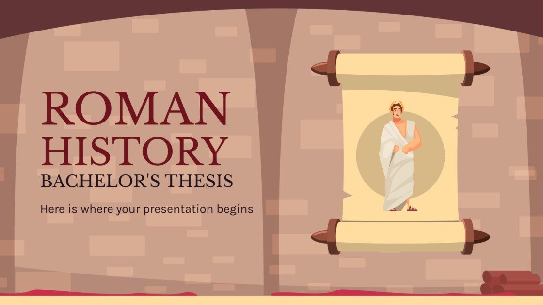 Modelos grátis sobre Roma para Google Slides e PowerPoint