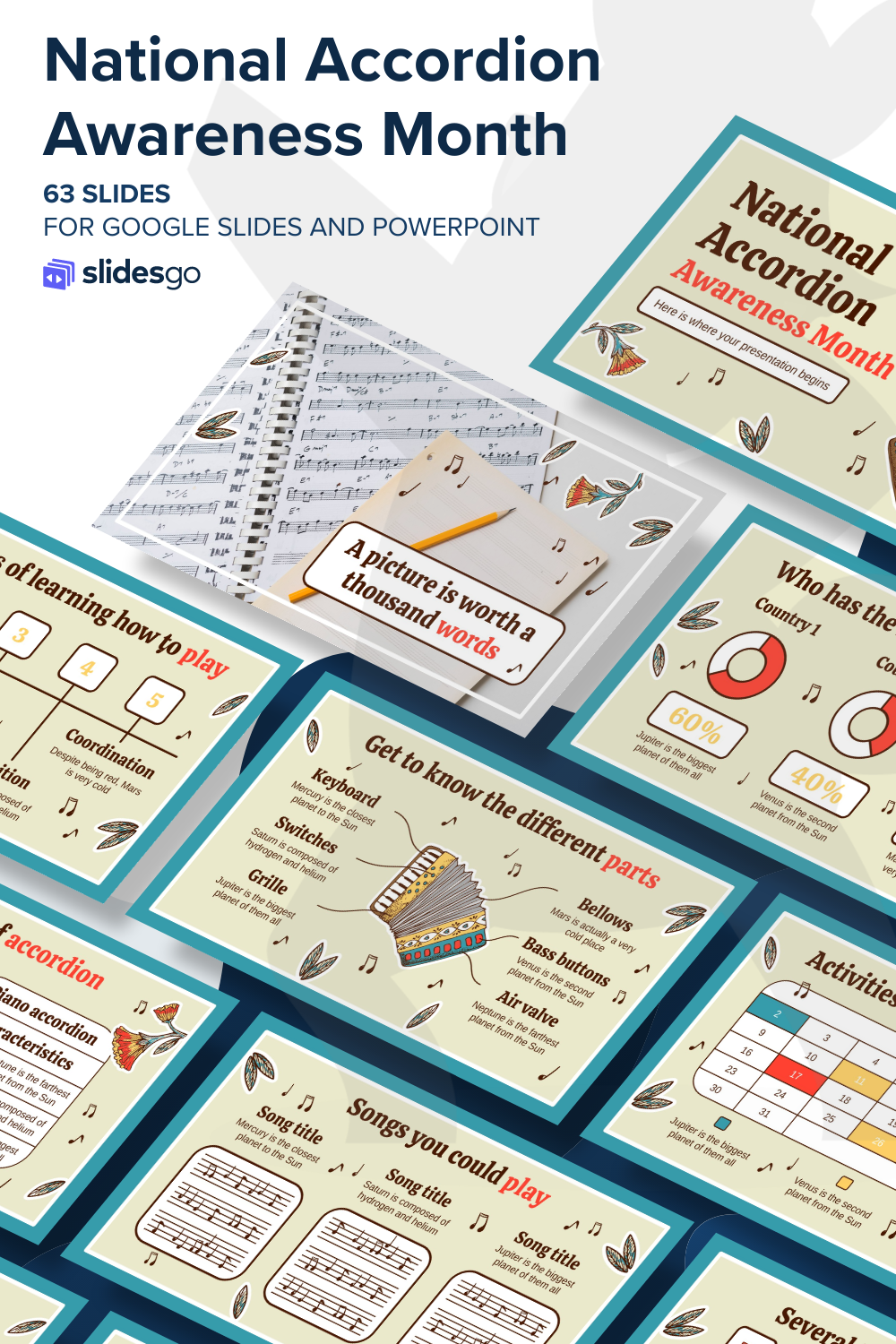 National Accordion Awareness Month | Google Slides & PPT