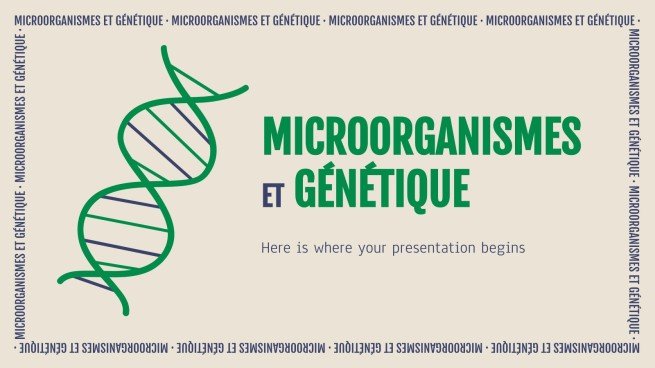Microorganisms and Genetics | Google Slides & PowerPoint