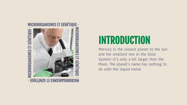 Microorganisms and Genetics | Google Slides & PowerPoint