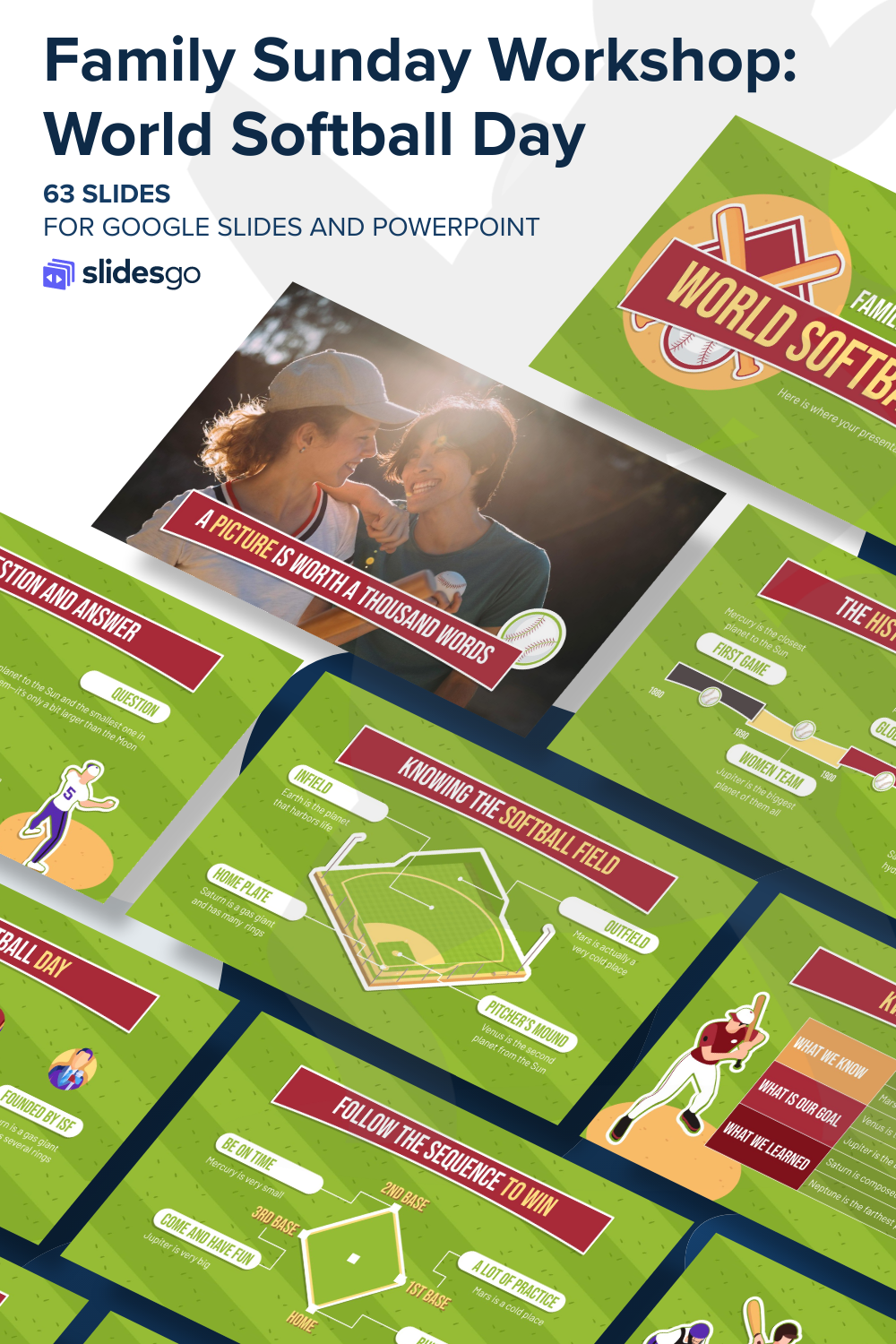 Family Sunday Workshop: World Softball Day | Google Slides