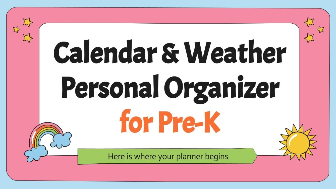 Calendar & Weather: Personal Organizer for Elementary