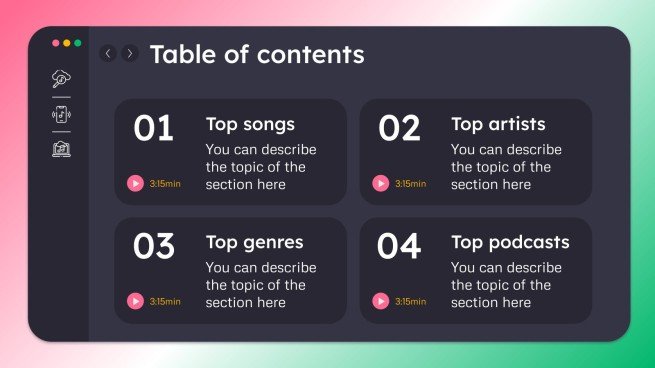 Music: Sharing Our Music Playlists! | Google Slides & PPT