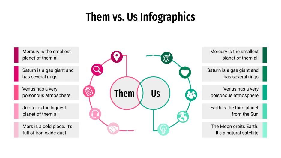 Them vs. Us Infographics for Google Slides & PowerPoint