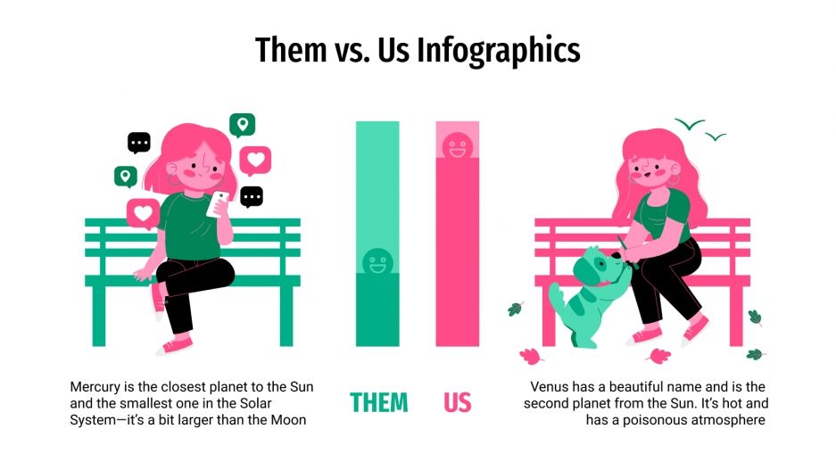 Them vs. Us Infographics for Google Slides & PowerPoint