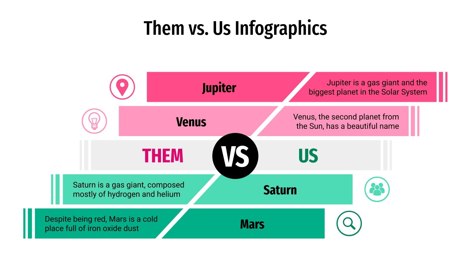 Them vs. Us Infographics for Google Slides & PowerPoint