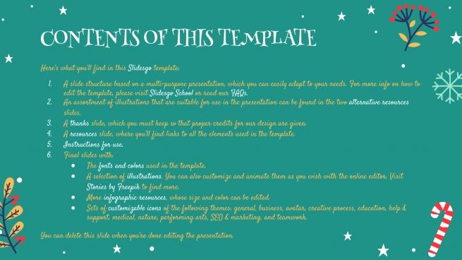 Tarjetas de Navidad adorables | Tema de Google Slides y PPT