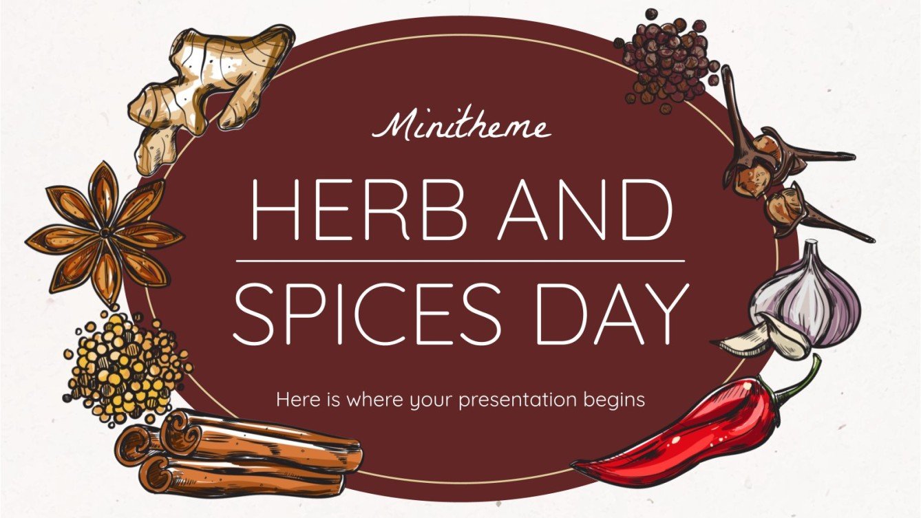 Herb and Spices Day Minitheme | Google Slides & PowerPoint
