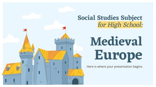 Medieval themed templates for Google Slides and PowerPoint