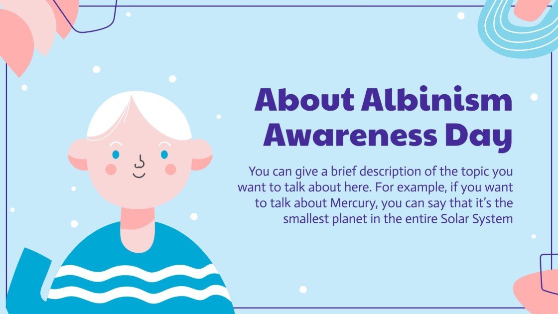 Dia Internacional de Conscientização sobre o Albinismo