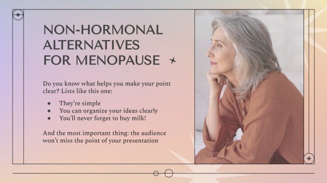 Non-Hormonal Alternatives for Menopause Breakthrough