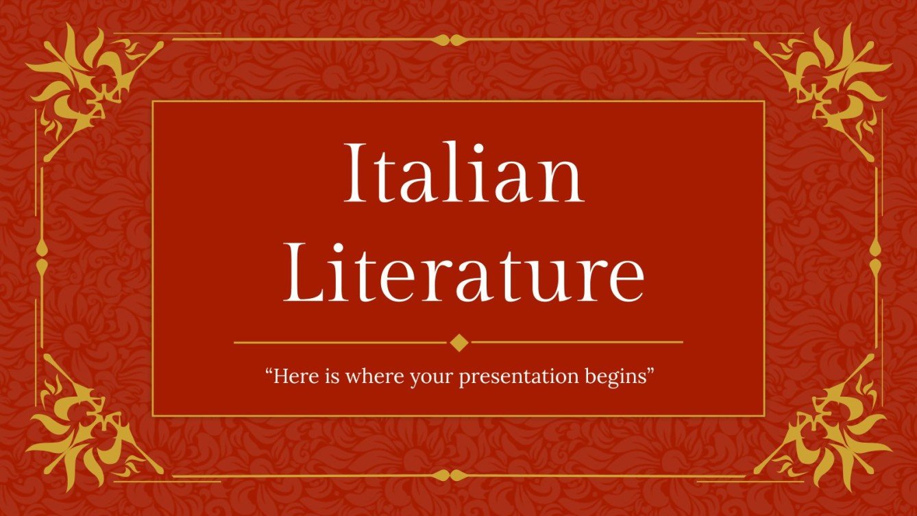 Plantillas gratis de Google Slides y PPT sobre Italia