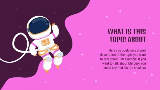 Space Digital Learning Slides Google Slides & PPT template