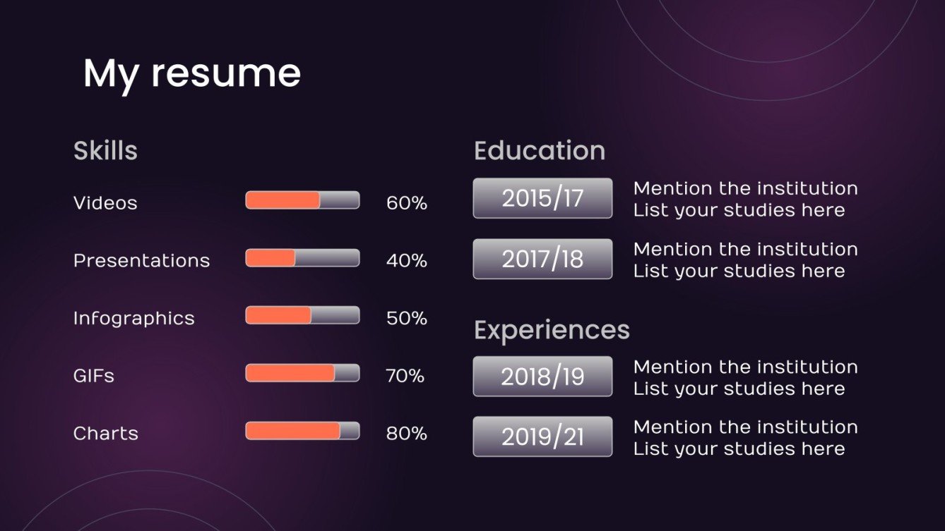 Visual Communication Portfolio | Google Slides y PowerPoint