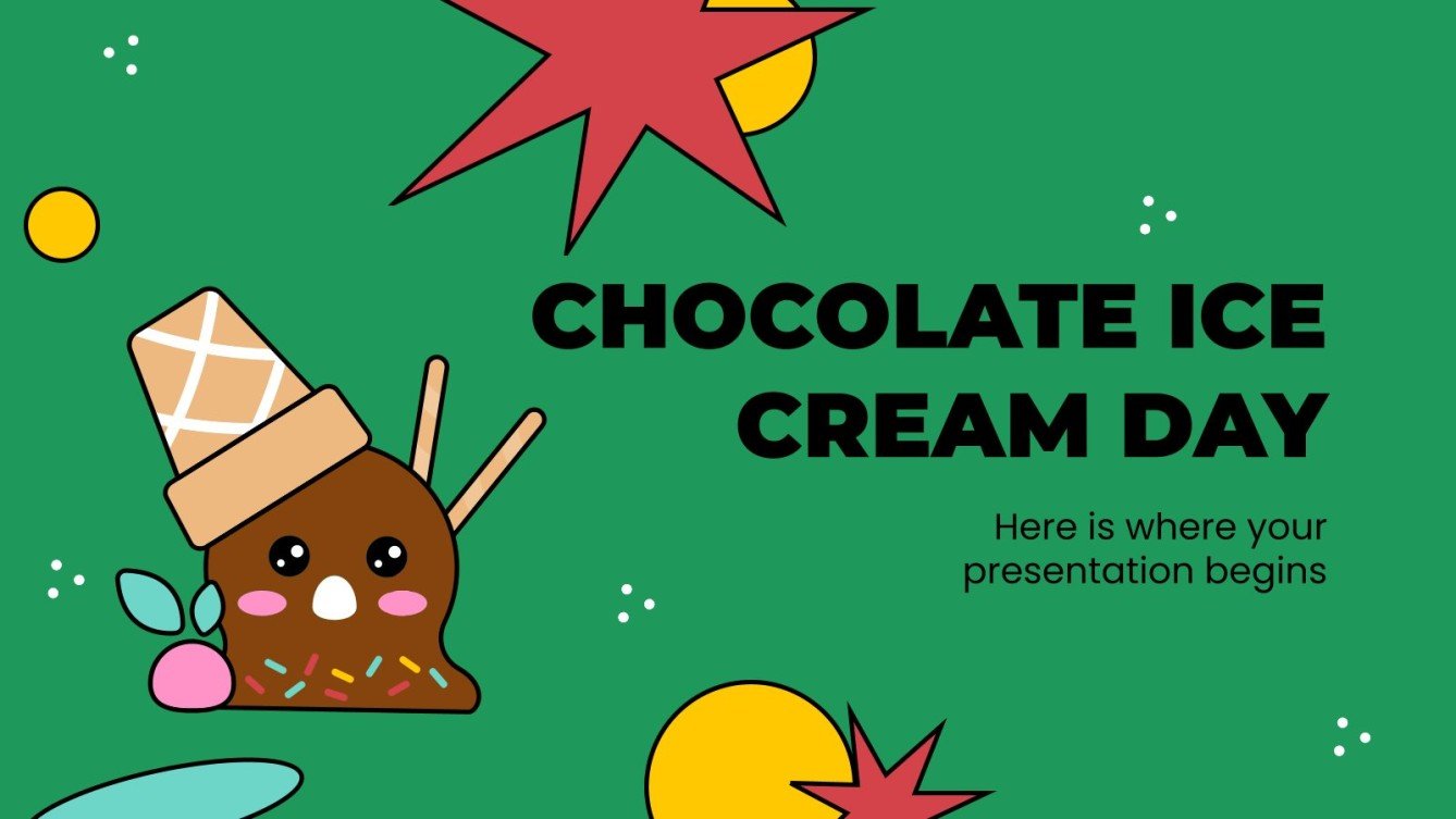 Free Google Slides & PowerPoint templates full of ice cream