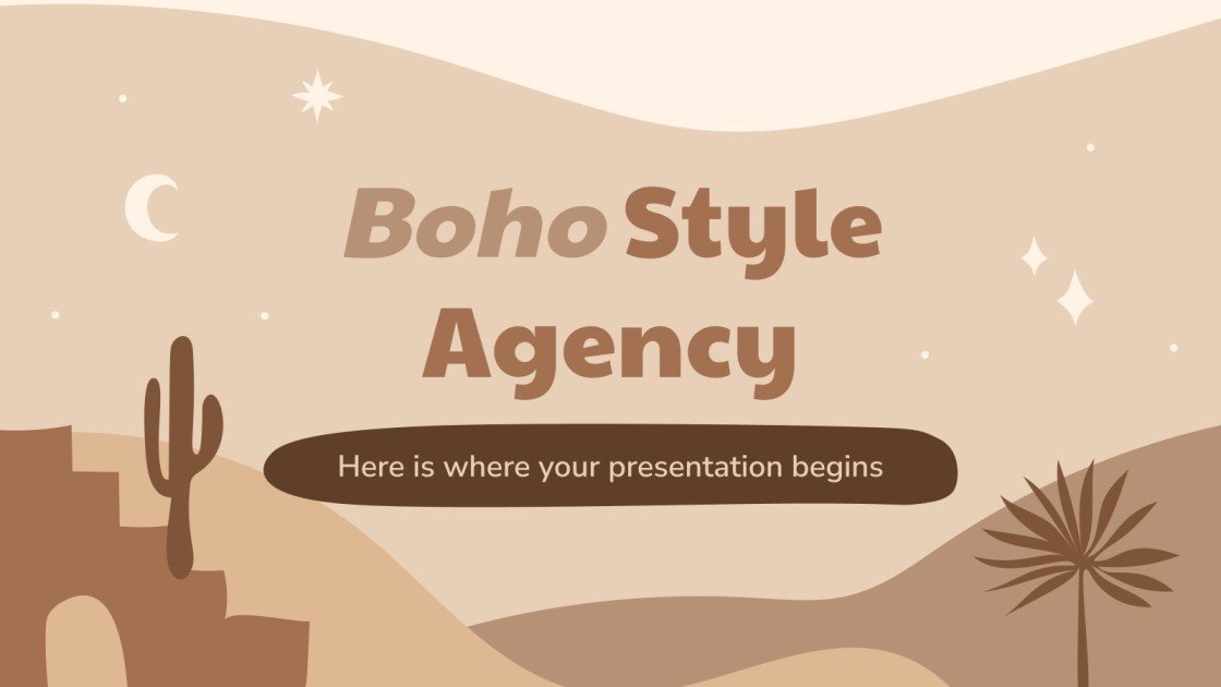 Boho Style Agency | Google Slides & PowerPoint