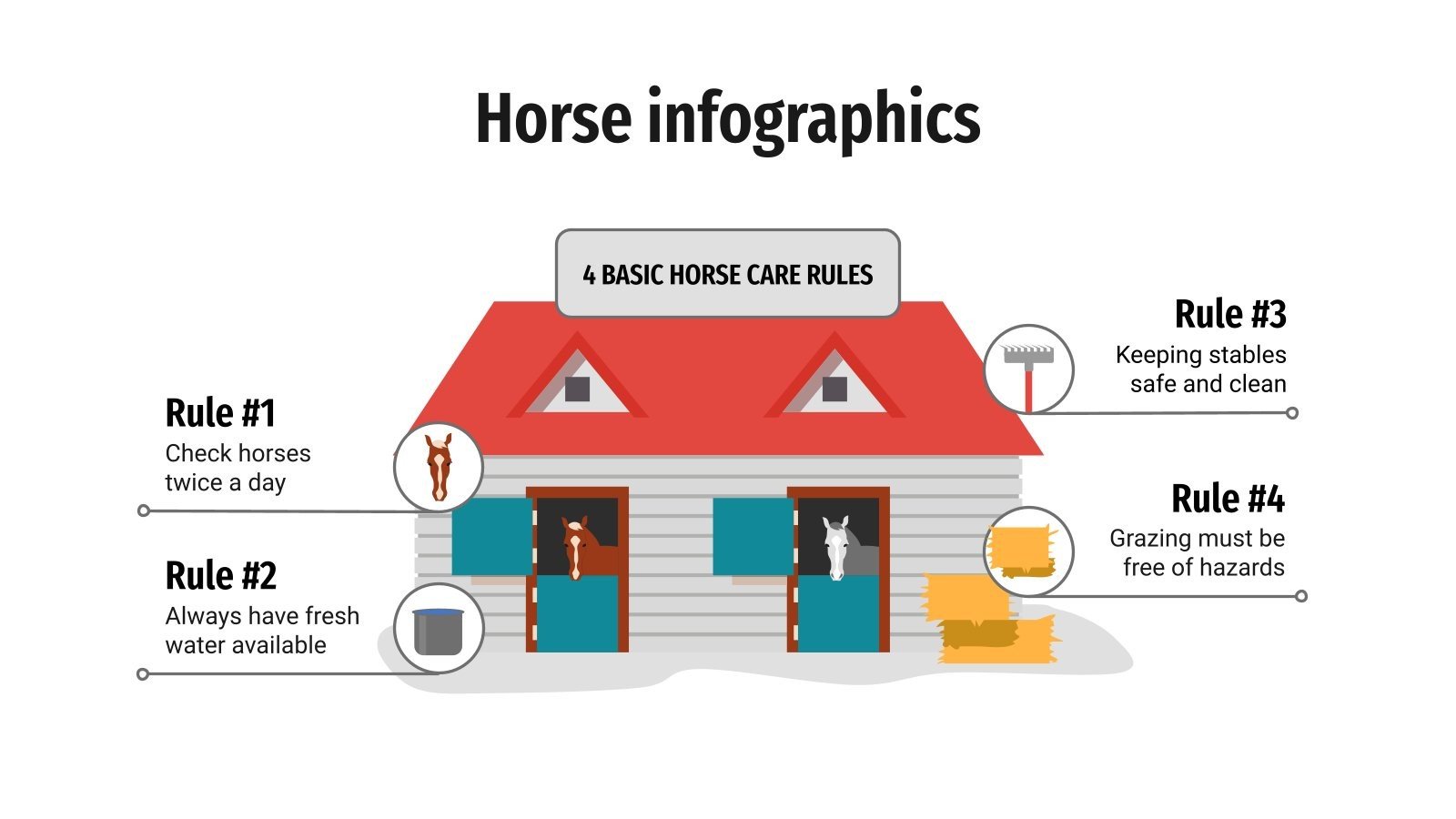 Horse Infographics | Google Slides & PowerPoint Template