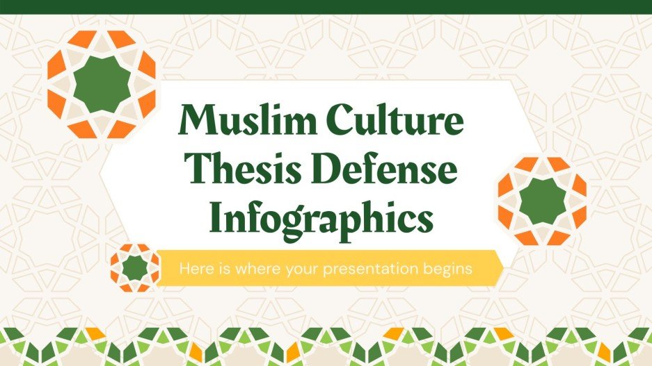 Muslim Culture Thesis Defense Infographics | Google Slides