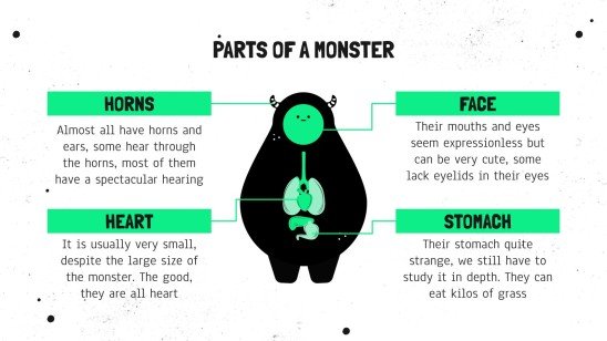 Monster Biology Thesis | Google Slides & PowerPoint theme