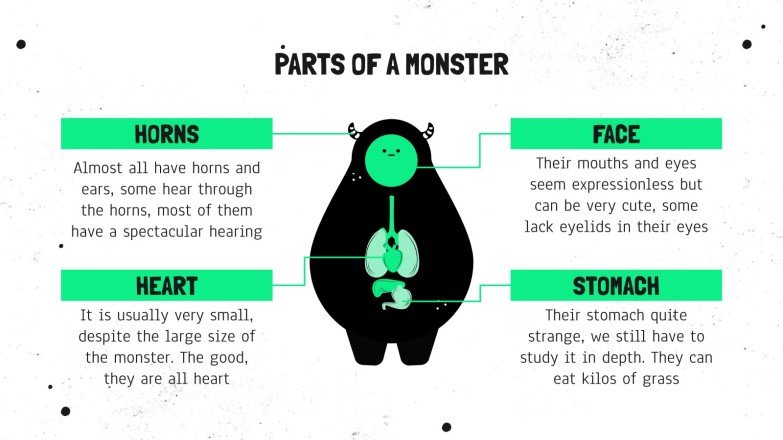 Monster Biology Thesis | Google Slides & PowerPoint theme
