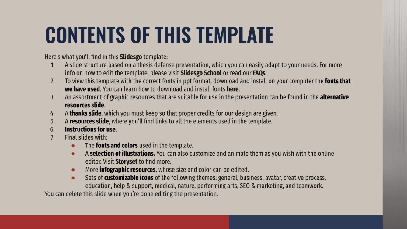 US Civil War Thesis | Google Slides & PowerPoint Template