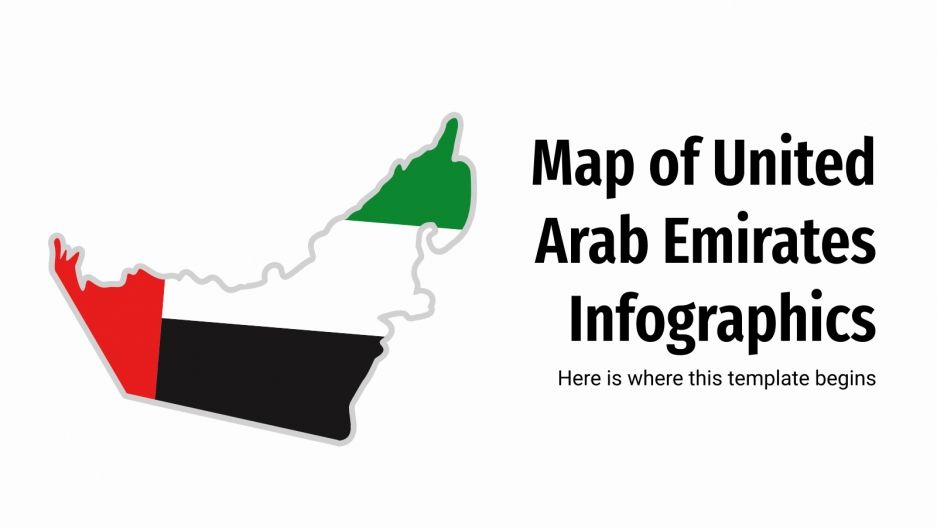 Map of UAE Infographics for Google Slides & PowerPoint