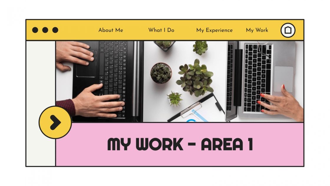 Front-End Developer Portfolio Google Slides & PPT template