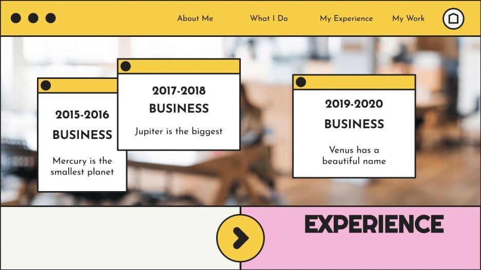 Front-End Developer Portfolio Google Slides & PPT template